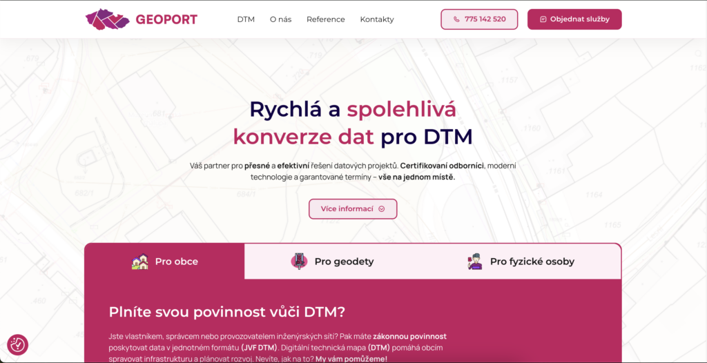 Profesionální konverze dat pro digitální technickou mapu | GEOPORT